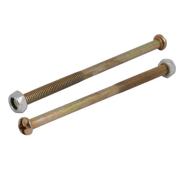 M6 Thread 100mm Long Phillips-slotted Truss Head Screw Bolt 4pcs w Hex ...