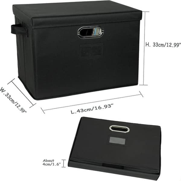 12-Inch Storage Boxes 2 Pack - Bed Bath & Beyond - 39462332