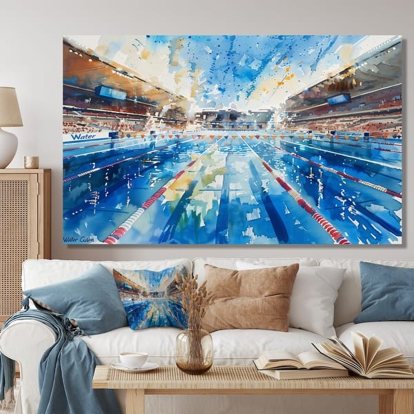 pool decor wall