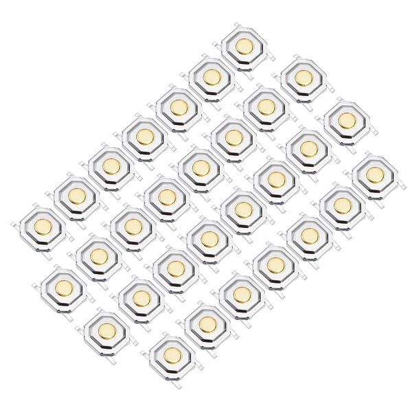 30PCS 5x5x1.5mm Momentary Panel PCB SMD SMT PressButton SPST Tactile ...