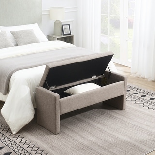 Upholstered Coffee Table Storage Bench - Bed Bath & Beyond - 42469046