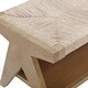 Beacon Bohemian Bench Seat with Shoe Storage, Seagrass Entryway or End ...