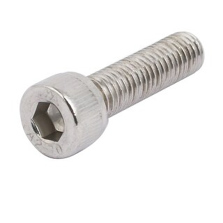 M8x30mm 304 Stainless Steel Left Hand Thread Hex Socket Cap Screw ...