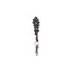 Cast Iron Oak Tree Leaf with Acorns Decorative Metal Tree Branch Hook ...