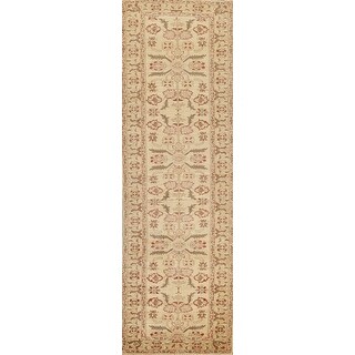 Floral Traditional Peshawar Oriental Wool Runner Rug Hand-knotted - 2'7 ...