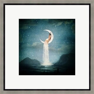 Paula Belle Flores 'Moon River Lady' Framed Art - Bed Bath & Beyond ...