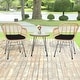 Oshion 3-piece Wicker Rattan Patio Conversation Set - Bed Bath & Beyond ...