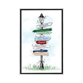 iCanvas "Fantasy Sign" by Alison Petrie Framed - Bed Bath & Beyond ...