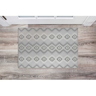 RAFE GREY Doormat By Kavka Designs - Bed Bath & Beyond - 34865031