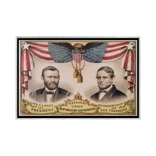 iCanvas "Presidential election of 1868 depicting Ulysses S. Grant and ...