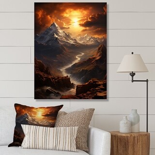 Designart "Hebrew Mount Sinai Landscape I" Judaism Wall Art Prints ...