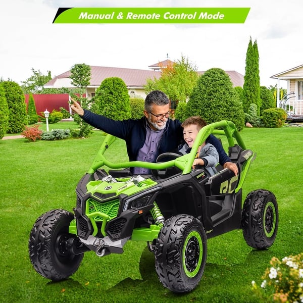 Licensed BRP Can-Am 24V 2 Seater Kids UTV Ride on Car with Remote ...