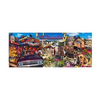 John Roy 'Western Collage 4' Canvas Art - Bed Bath & Beyond - 39538601