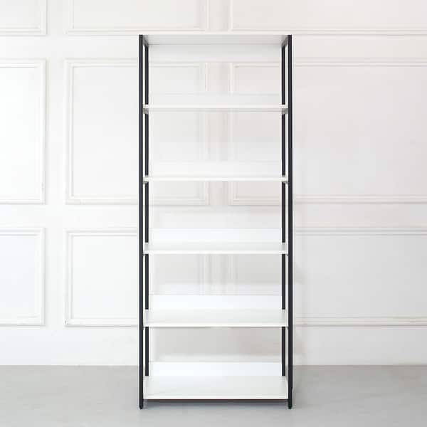 Fiona Wood and Metal Walk-in Closet with Five Shelves - On Sale - Bed ...