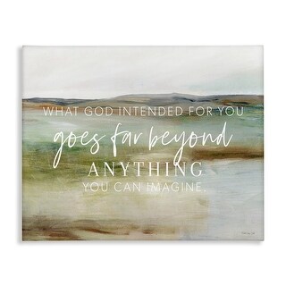 Stupell God's Intentions Proverb Canvas Wall Art Design By Sara G ...