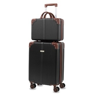 Tresor 2-Piece Carry On Vanity Trunk Luggage Set (As Is Item) - Bed ...