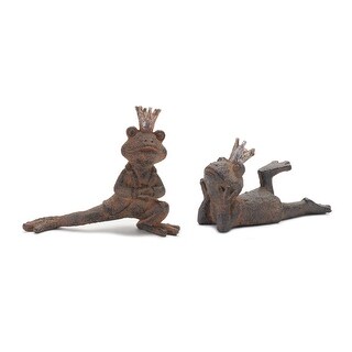 Royal Lounging Frog Figurine (Set of 6) - Bed Bath & Beyond - 38291025