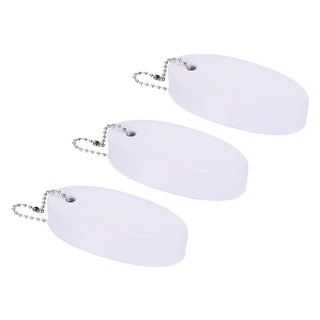 3pcs Floating Keychain Oval Key Chain Buoyant Keyrings for Boating ...
