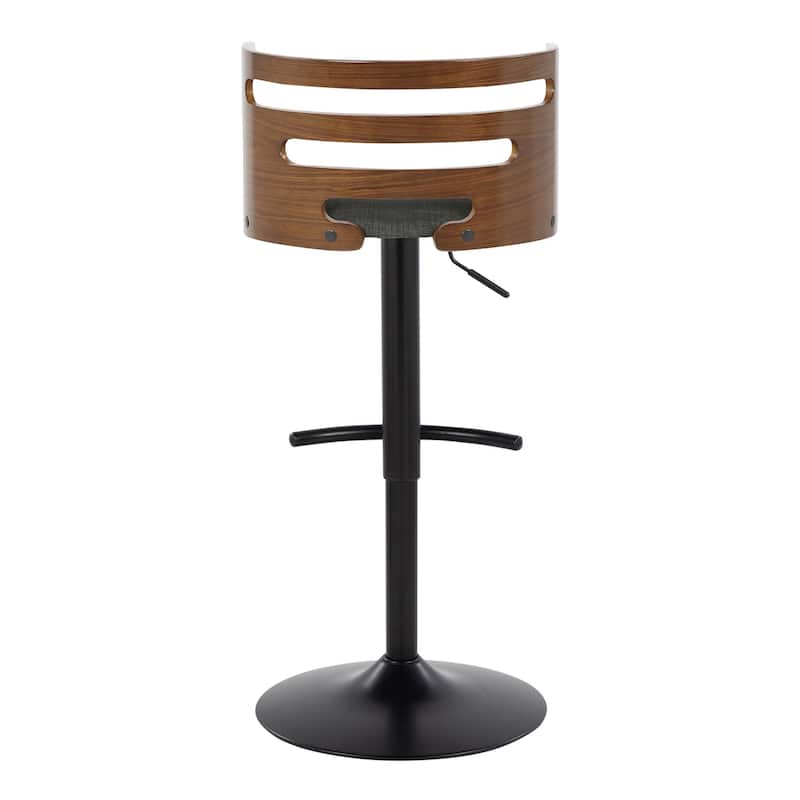 Carson Carrington Cranagh Adjustable Bar Stool with Rounded T Footrest ...