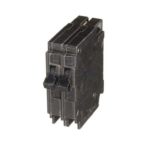 20 AMP Plastic Q Twin Single Pole Breaker 120-240V Black Circuit ...