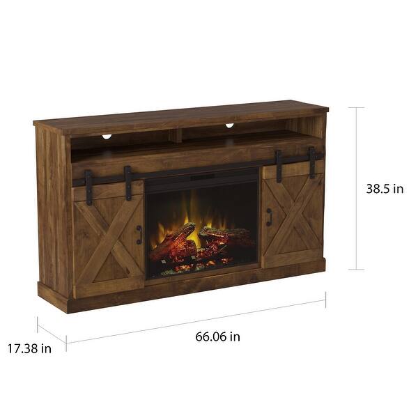 The Gray Barn Sycamore Rise 66-inch Fireplace Console - Overstock ...