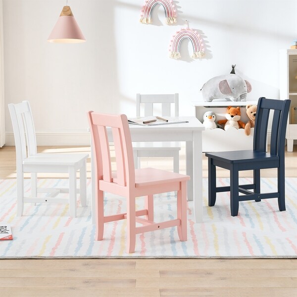 MUSEHOMEINC Kids Chairs for Toddlers Children Wooden Chairs for playing or activity Set of 2 And Available In Different Color On Sale Bed Bath Beyond 36692745