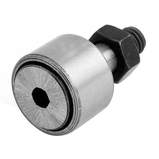 CF5 4.8mm Dia Thread Stud Type Cam Follower Curve Roller Bearing Silver ...