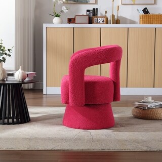360 Swivel Cuddle Chairs Barrel Accent Chairs, Round Armchairs wHollow ...