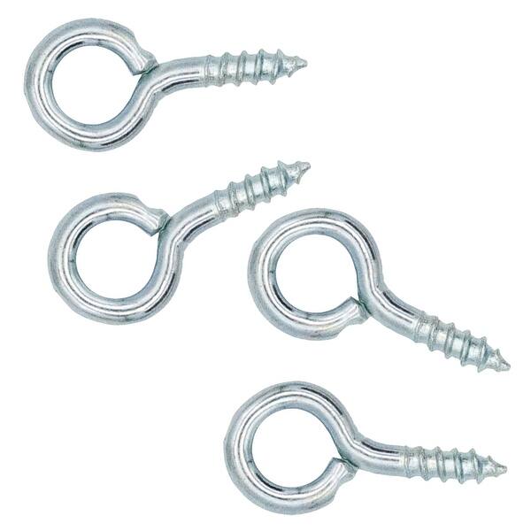 3/4" Zinc-Plated Screw Eyes for Picture Framing - 3/16" Eye 5/16" Shank ...