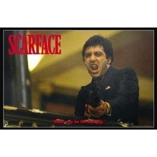 Scarface Bad Guy Poster Poster Print Item Varsco1009 - Bed Bath ...