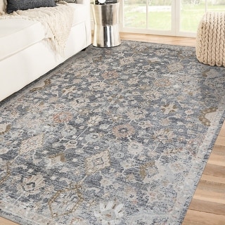 Fairmont Mella Transitional Bordered Power-Loomed Area Rug - Bed Bath ...