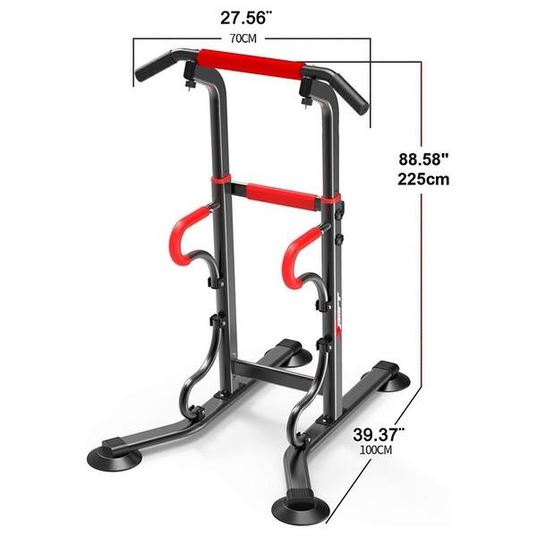 Dip Stand Station Power Tower Multifunctional Full Body Adjustable Pull ...