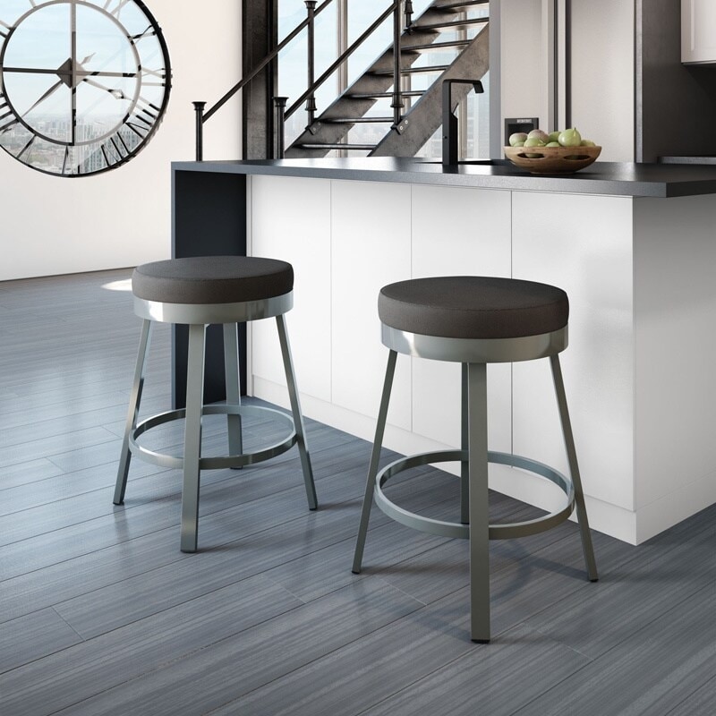 Amisco Tanner Swivel Counter And Bar Stool Bed Bath And Beyond 38952601