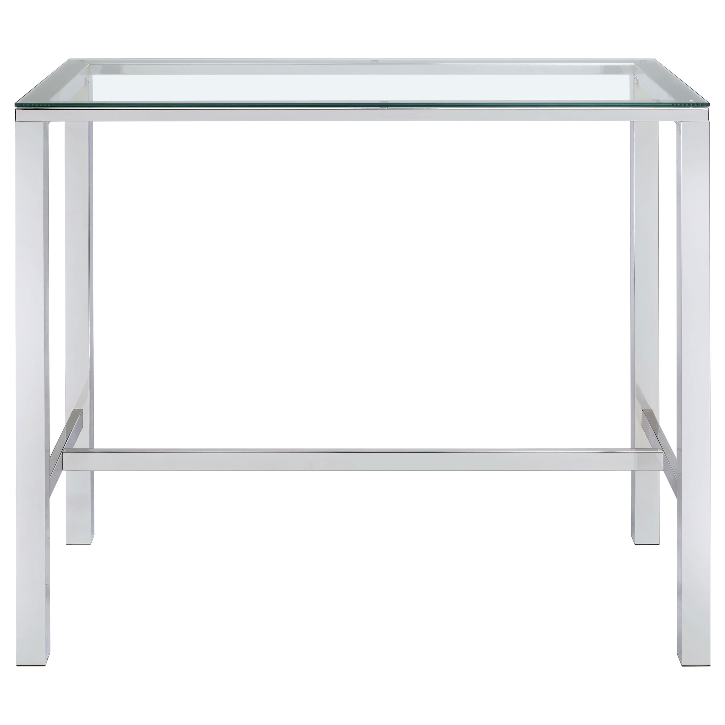 Rectangle glass pub table store