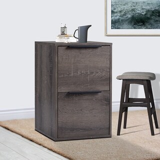 Nestfair MDF Vertical Filing Cabinet with 2 Drawers - Bed Bath & Beyond ...