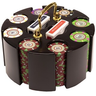 200Ct 13.5g 'The Mint' Poker Chip Set in Carousel by Claysmith Gaming ...