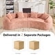 Curved Compressed Sofa, Creative Nordic-style Design for Living Room ...