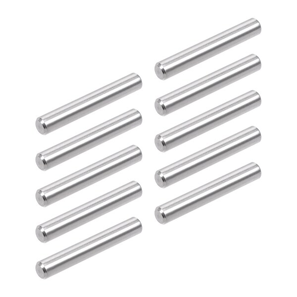 Shop 10Pcs 6mm x 40mm Dowel Pin 304 Stainless Steel Shelf Support Pin ...