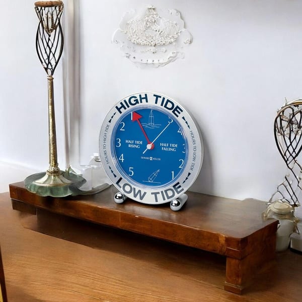 Howard Miller Tide Mate III Modern Nautical Mantel Clock with Revolving ...