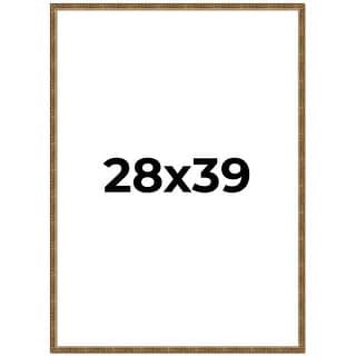 28x39 Frame Gold Picture Frame - Complete Modern Photo Frame Includes ...