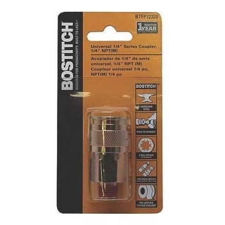 Bostitch BTFP72320 Push To Connect Hose Coupler, 1/4" - Bed Bath ...