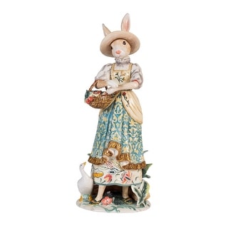 Fitz and Floyd Dapper Rabbit Female Figurine, 20 Inch - Bed Bath ...