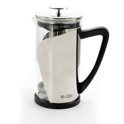 Mr. Coffee Maraba 33 Ounce French Press Glass Carafe Coffee Maker ...