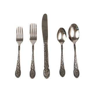 Western Moments Flatware Utensils Country Silverado Star Silver - Bed ...