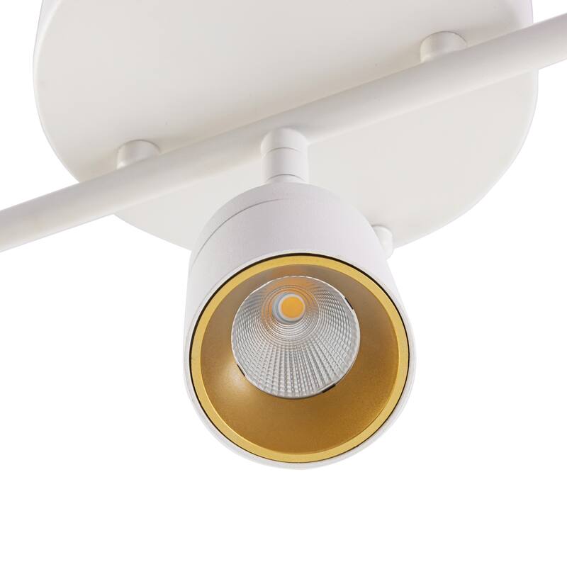 VidaLite Modern LED Track Light, 7W Three Bulb Fixed Rail Ceiling ...