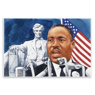 Stupell 1960s American Speech Portrait Wall Plaque Design by Wind River ...