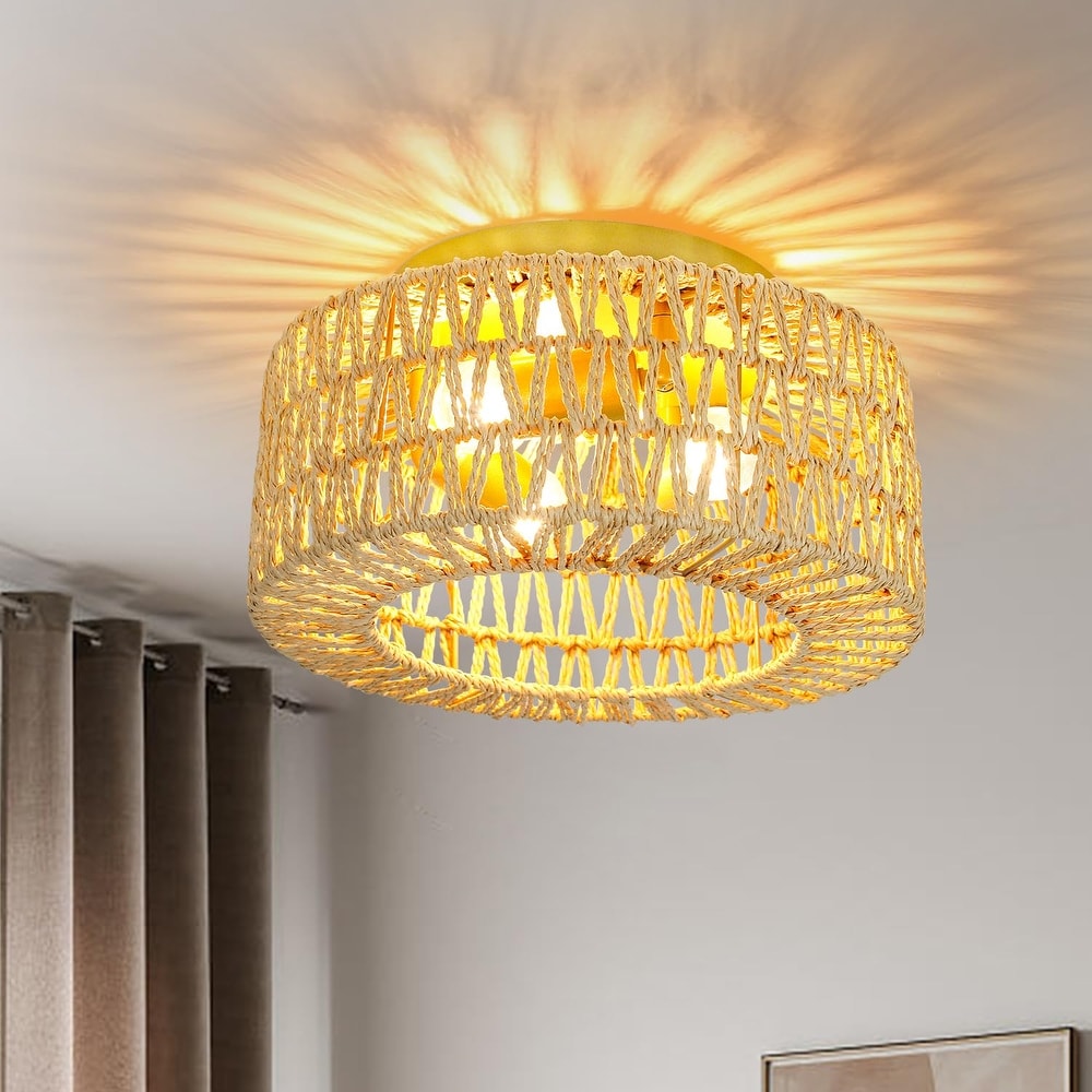 Gold Semi-Flush Mount Ceiling Lights - Bed Bath & Beyond