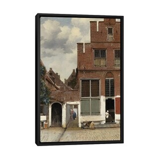 iCanvas "View of Houses in Delft, known as 'The Little Street', c.1658 ...