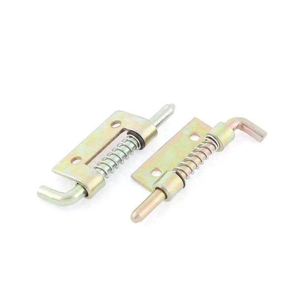 Bronze Tone Cabinet Door Spring Loaded Barrel Bolt Hinge Latch 5pcs ...