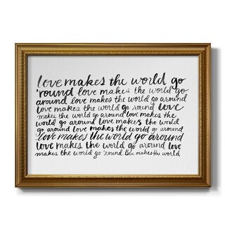 Writing with Love II Premium Framed Canvas- Ready to Hang - Bed Bath ...
